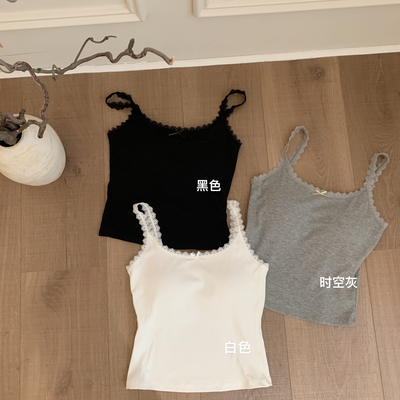 芭妮Bonnet-爆款回归韩系蕾丝边蝴蝶结吊带美背内衣