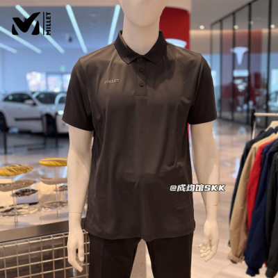 韩国代购直邮折扣款millet觅乐男士polo衫休闲速干短袖有型运动