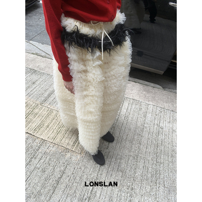 LONSLAN24WINTER 11/30 20:00NEW重工蓬蓬纱裙半裙