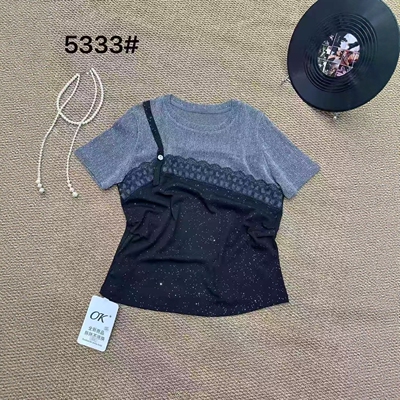 【5.20慧姐大码女装】2026新款半袖OKDM5333-