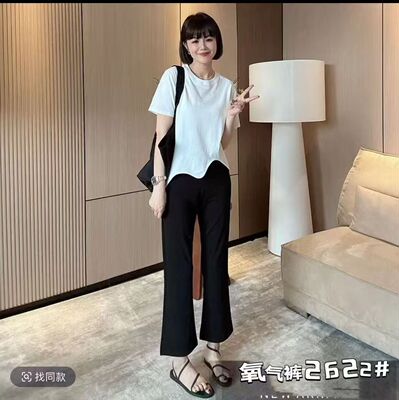 【4.8慧姐大码女装】2026新款裤子XYP2622-7042