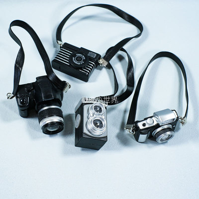 微缩单反按键可发光背带相机