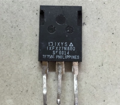 原装进口拆机 IXFX27N80Q 27N80 TO-247场效应管 27A800V 测好发