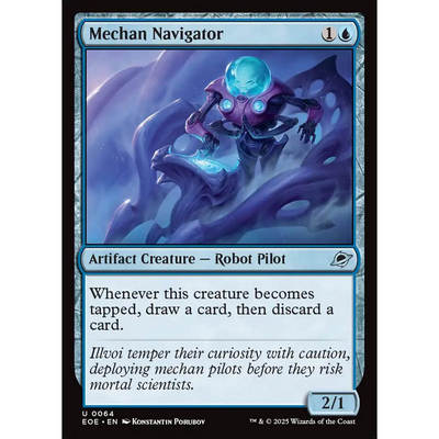 【北境卡牌】万智牌 机体导航械 Mechan Navigator EOE 英文 银