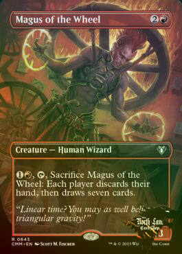 万智牌崇轮贤者英扩画闪美印