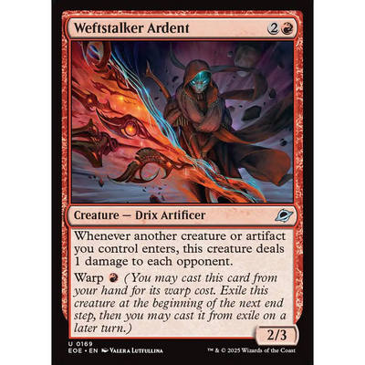 【北境卡牌】万智牌 热诚循丝客 Weftstalker Ardent EOE 英文 银