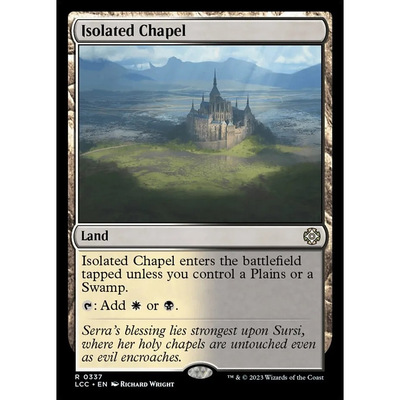 【北境卡牌】万智牌 孤立li拜堂 Isolated Chapel LCC 英文平卡