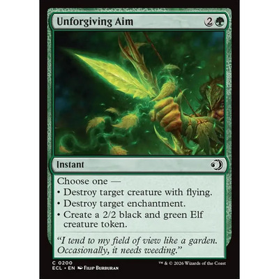【北境卡牌】万智牌 ECL 无情瞄准 Unforgiving Aim 英文平/闪卡