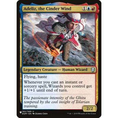 万智牌 烬火之风艾德莉兹 Adeliz, the Cinder Wind List 英文平