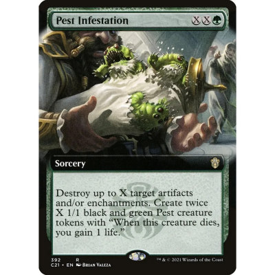【北境卡牌】万智牌 害虫侵扰 Pest Infestation C21 英文扩画平