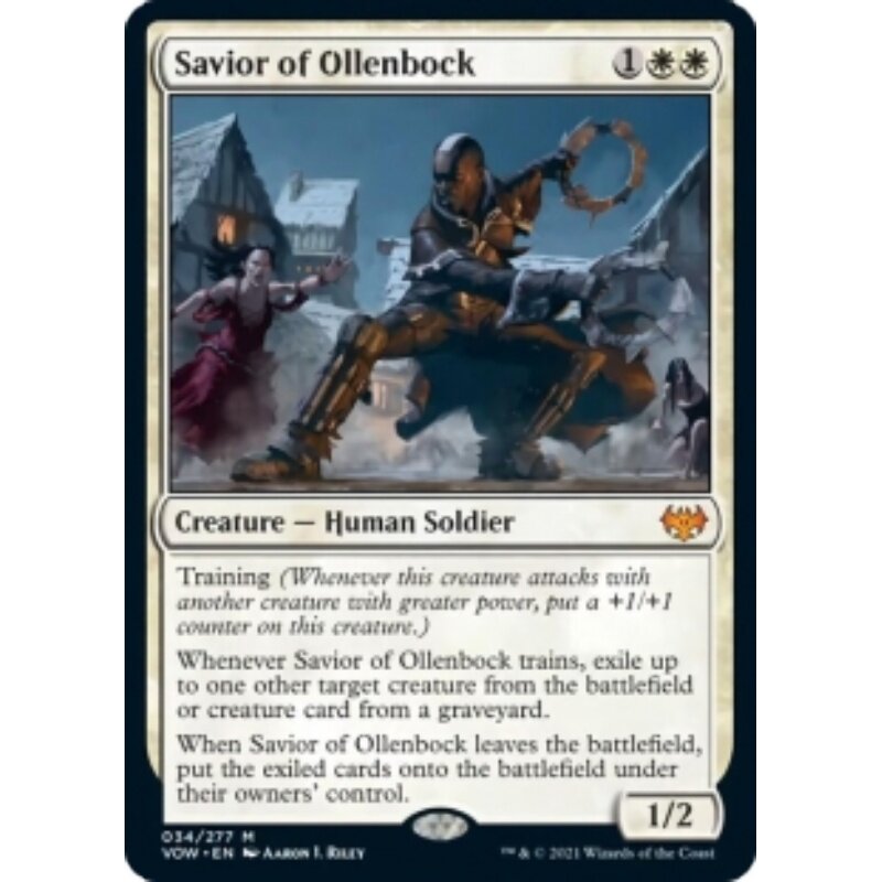 万智牌 欧雷巴救星 Savior of Ollenbock VOW 中/英文 平/闪卡