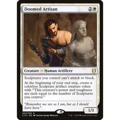 【北境卡牌】万智牌 注亡工匠 Doomed Artisan C19 英文平卡 金