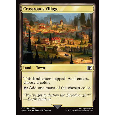 【北境卡牌】万智牌 岔路村庄 Crossroads Village FIN 英文平/闪