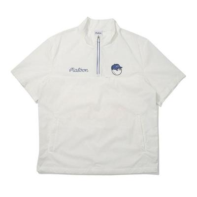 代购MALBON GOLF女士运动夹克防风速干舒适贴身易穿脱白色