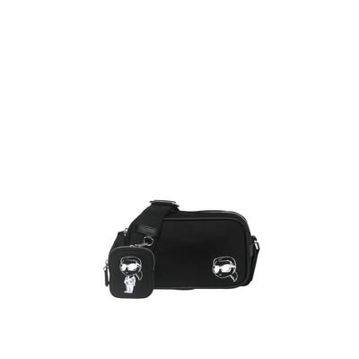 代购Karl Lagerfeld女士斜背包便携收纳多隔层可调节肩带防泼水