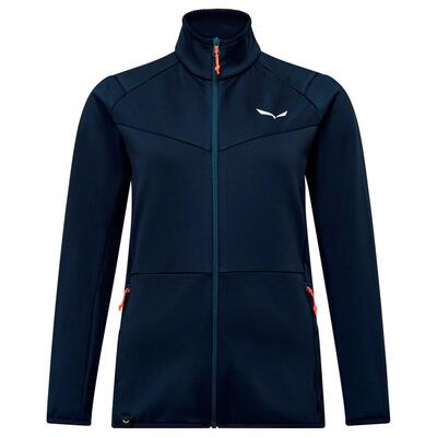 代购Salewa女士户外风衣防风保暖透气休闲衣立领长袖软壳衣