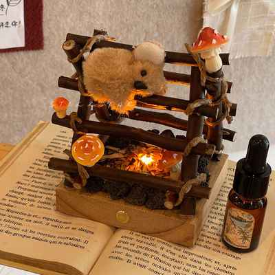 STILL篝火晚会】无火助眠香薰摆件卧室小夜灯送女生闺蜜生日礼物