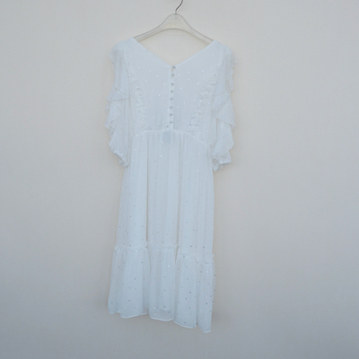 拉系列正品超值中长雪纺连衣裙