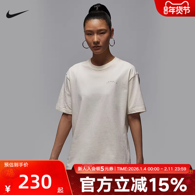 耐克女子印花棉质透气T恤