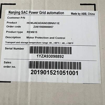 ABB REM615C_E 继电器保护全新原装拍前请询价