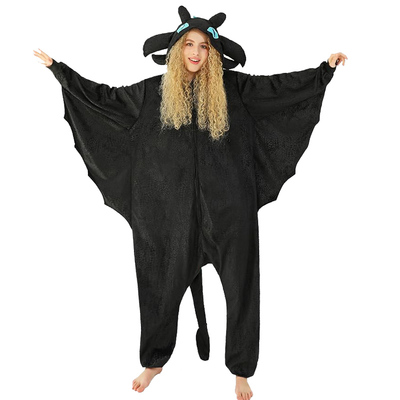 黑龙卡通成人连体睡衣cos服装