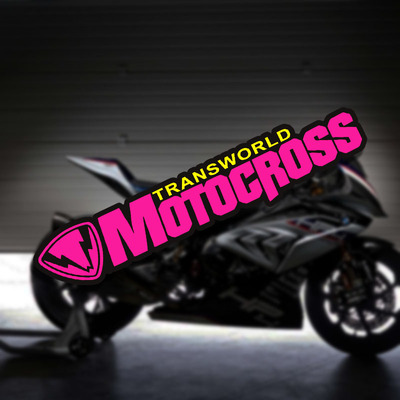 适用车贴 MOTOCROSS 摩托车机车改装车 反光贴 防水贴 贴花 贴纸