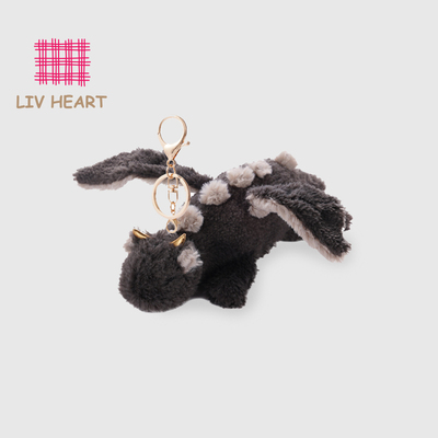 LIVHEART小黑龙玩偶包包挂件