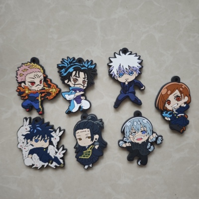 咒术回战日单散货橡胶挂件五条悟 伏黑惠 胀相 夏油杰 钉崎野蔷薇