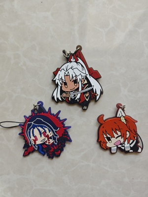 fate stay night 橡胶挂件 FSN日单散货 现货 动漫周边 包邮