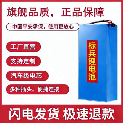 电动锂车电池48v24v锂电池36v大容量20ah锂电池自行车锂电池48v
