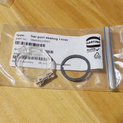 HARTING连接器09455020005网络接头HAR-PORT保护盖09455020001