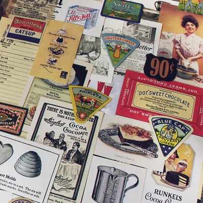 复古手帐素材棕熊家装饰素材美式