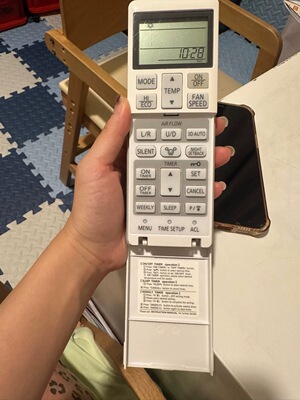 适用三菱重工空调遥控器 RLA502A704A RLA502A700B 英文版 全新