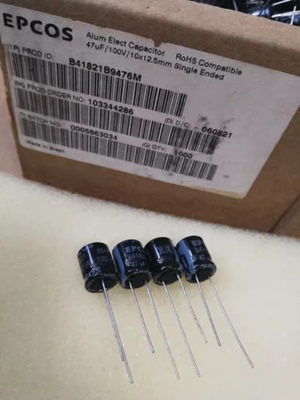 EPCOS电解电容器100V47UF