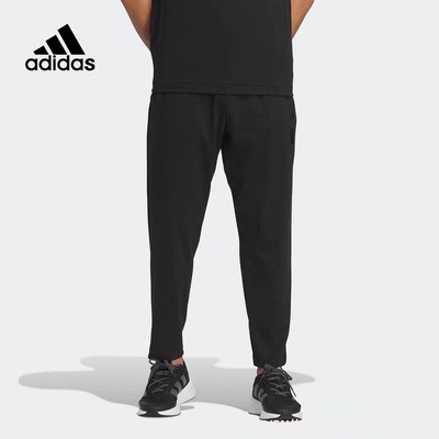 正品Adidas/阿迪达斯男子春季新款运动休闲针织宽松长裤 IW1507