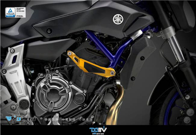 德国 DIMOTIV YAMAHA 雅马哈 MT 07 XSR700 空桥式车身防摔块 DMV