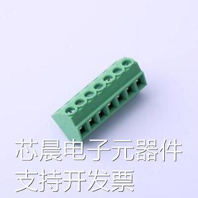 JL102-38107G01 螺钉式接线端子 3.81mm 1x7P 排数:1 每排P数:7原