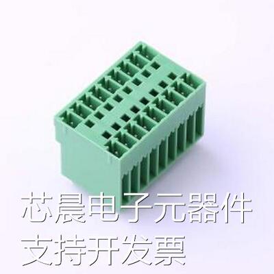 KF2EDGVH-3.81-2*9P 插拔式接线端子 3.81mm 插件,P=3.81mm原装现