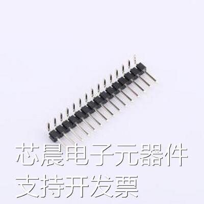 P125-1115A0BR138A1 排针 1x15P 间距:2.54mm 方针 弯插 插件,P=2