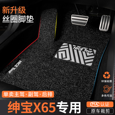 专用于北汽绅宝x65汽车脚垫