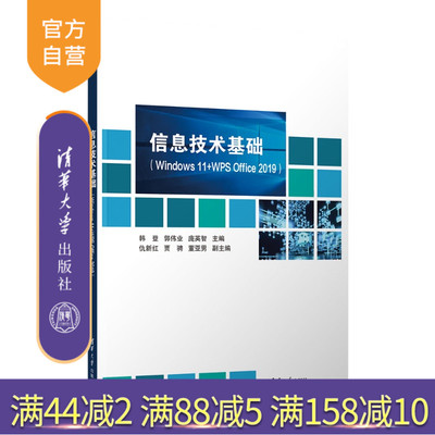 【官方正版新书】 信息技术基础（Windows11+WPSOffice2019） 韩登 郭伟业 庞英智等 清华大学出版社