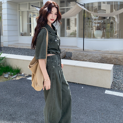 首发新款2026夏季高品质夏季水洗薄款连体裤6060P175控288