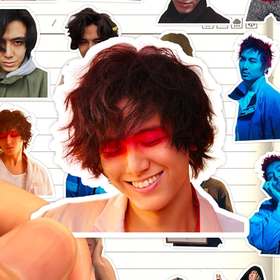 藤井风贴纸高清防水日本HEHN创作歌手Fujii Kaze收藏装饰粘贴画