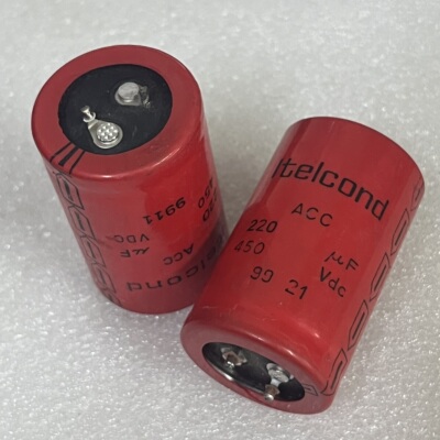 拆机 意大利 艾特康IteIcond ACC 220UF 450V 发烧音频滤波电容