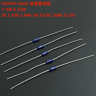 VISHAY电阻0.25W2K2.43K