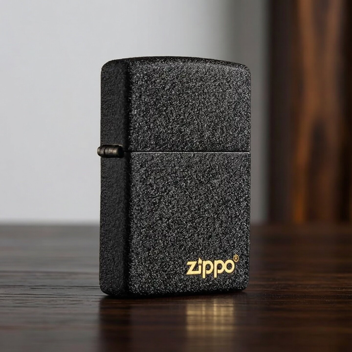 原装zippo之宝打火机经典黑裂漆236ZL创意男士防风煤油打火机礼物