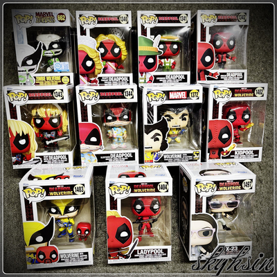 Funko漫威电影死侍金刚狼手办