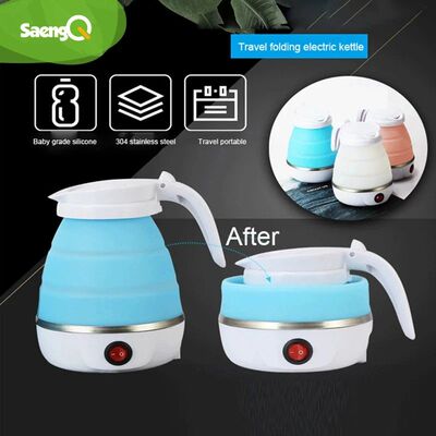 Travel Household Folding Kettle Silicone304 Stainless