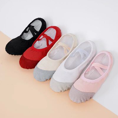 Girls Women Ballet Shoes Dance Shoe Canvas Ballet Slippers