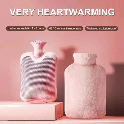 1pc Hot Water Bottle, 1000ml Water-Filled Hot Water Bottle